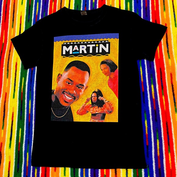 Gildan | Shirts | Vintage 9s Tv Series Martin With Martin Lawrence ...